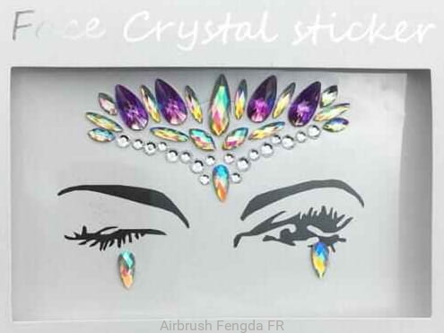Face Crystal sticker Gem Jewelry LS1010