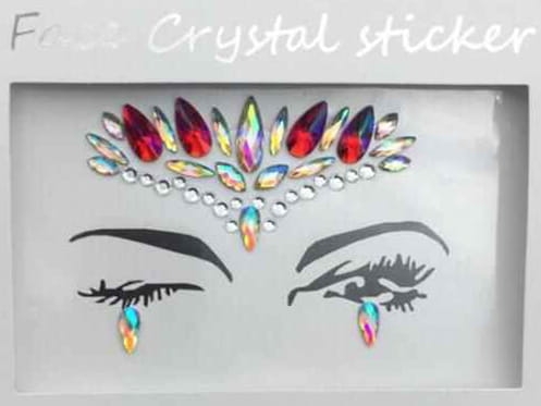 Face Crystal sticker Gem Jewelry LS1008