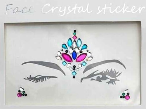 Face Crystal sticker Gem Jewelry LS1019